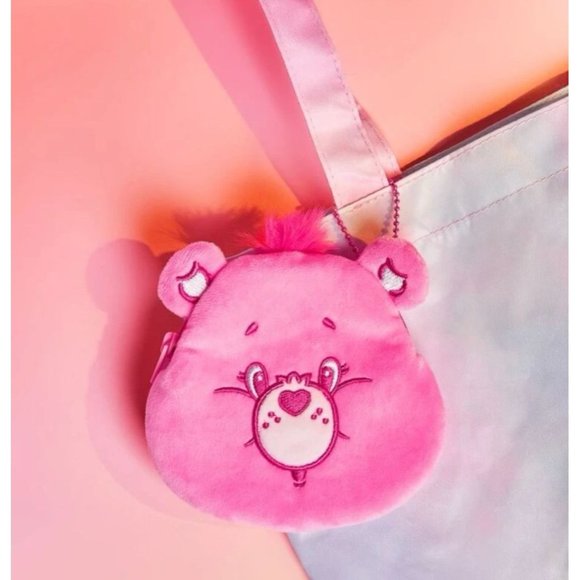 Care Bears | Accessories | Care Bears Pink Keychain Coin Purse New ...